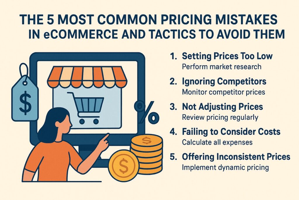 The 5 Most Common Pricing Mistakes in eCommerce and Tactics to Avoid Them