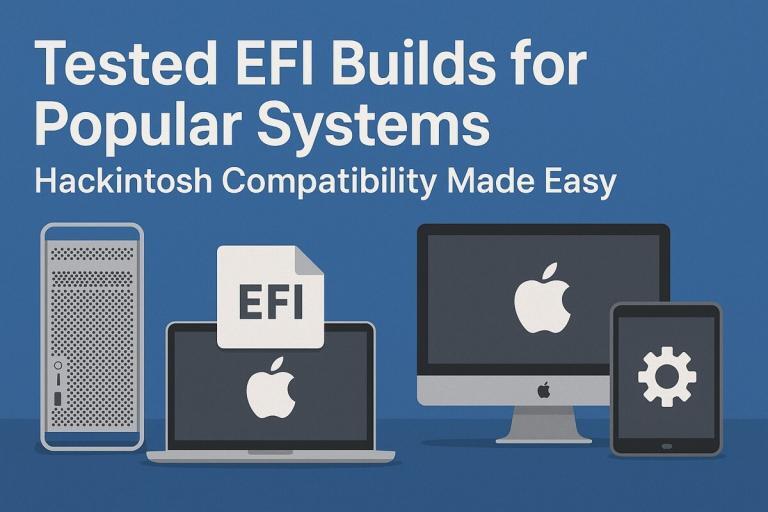 Tested EFI Builds for Popular Systems: Hackintosh Compatibility Made Easy