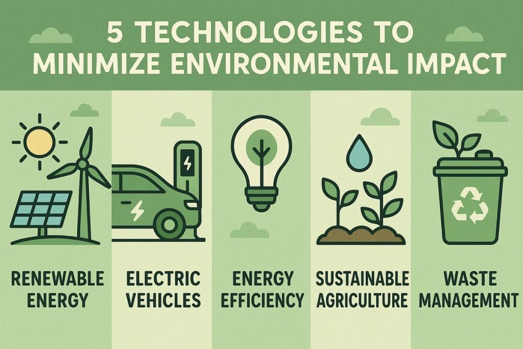 5 Technologies to Minimize Environmental Impact