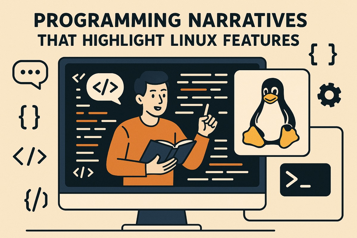 Programming Narratives That Highlight Linux Features